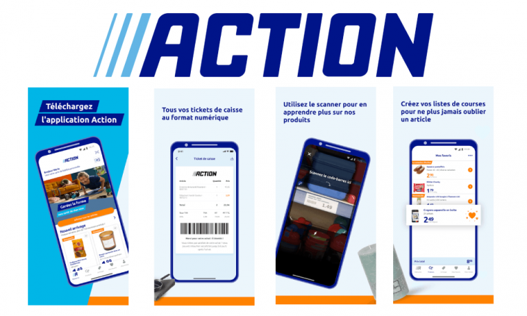 Les avantages de la carte de fidélité Action + Application